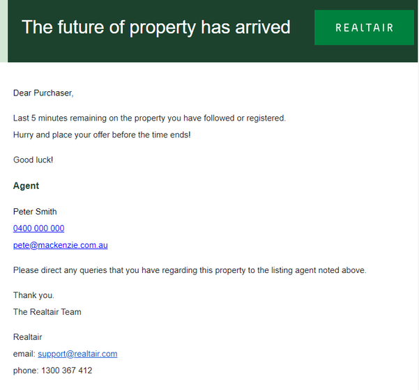 Timed Auction - Guide for prospective bidders