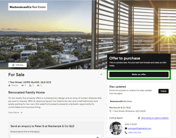 Make an Offer - Buyer