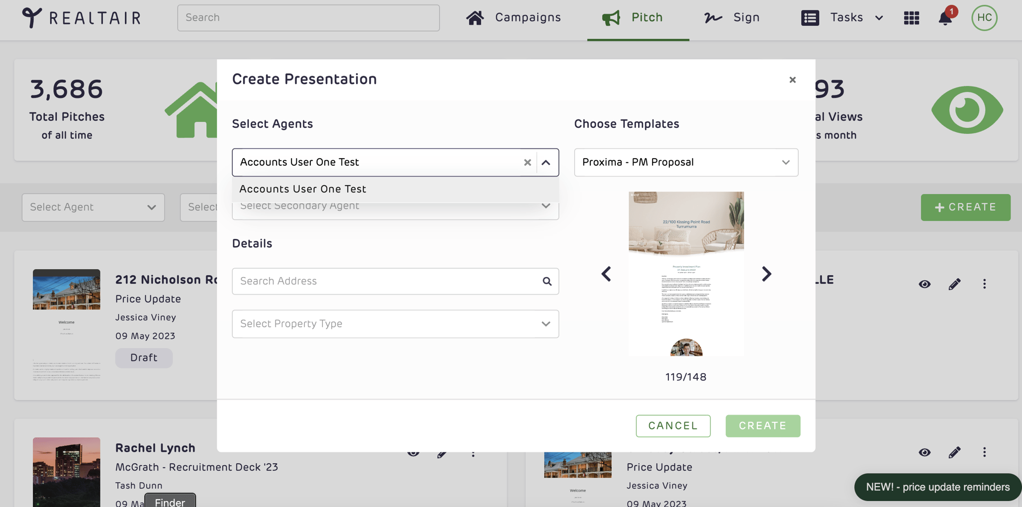 Create a Property Management Template